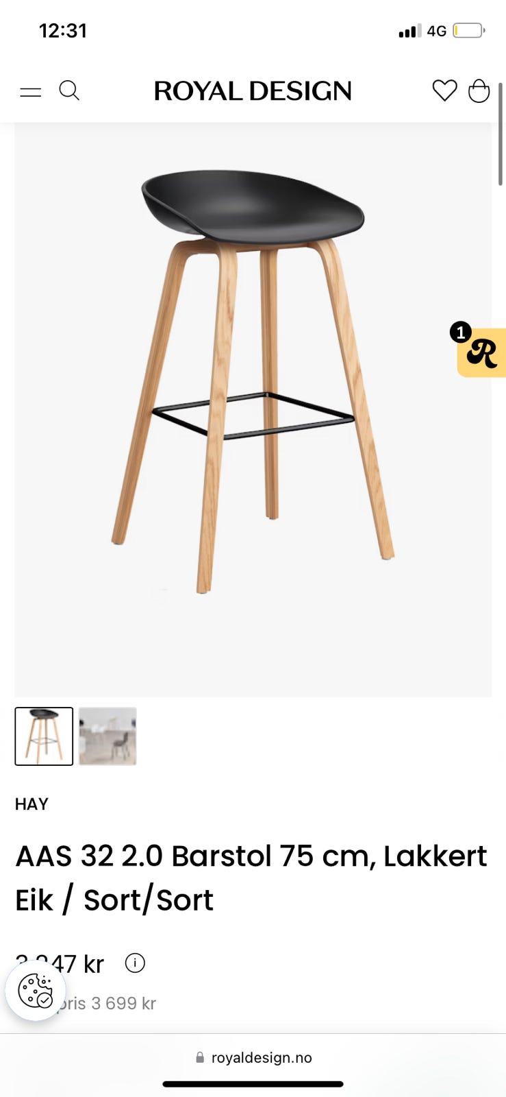 HAY barstol | FINN-torget