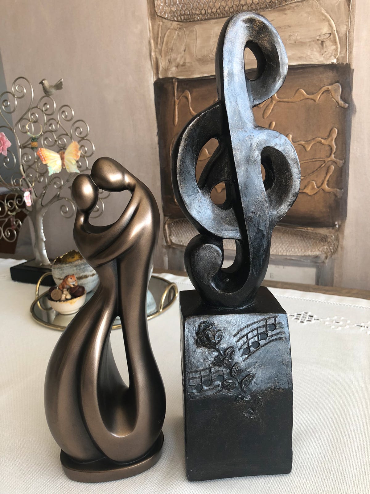 G-nøkkel statuett/figur/skulptur. Merket: Sinclair | FINN-torget