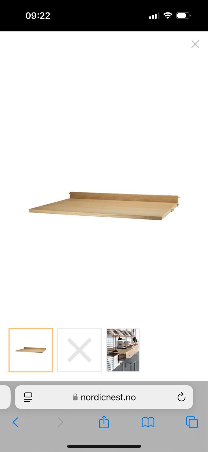 String skrivebordsplate | FINN-torget