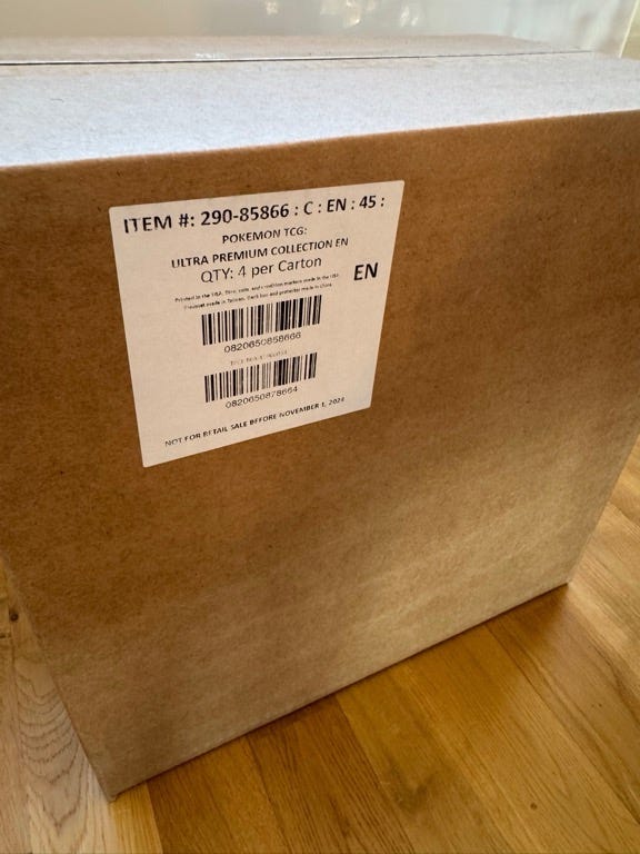 Pokémon Terrapagos UPC Ultra Premium Collection sealed case (x4) | FINN ...