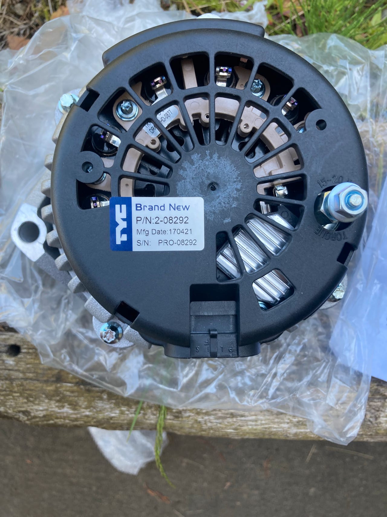 TYC 660‑CV022 alternator – ny/ubrukt – 130 A – til 03–04 Chevy/GMC 5.3 ...