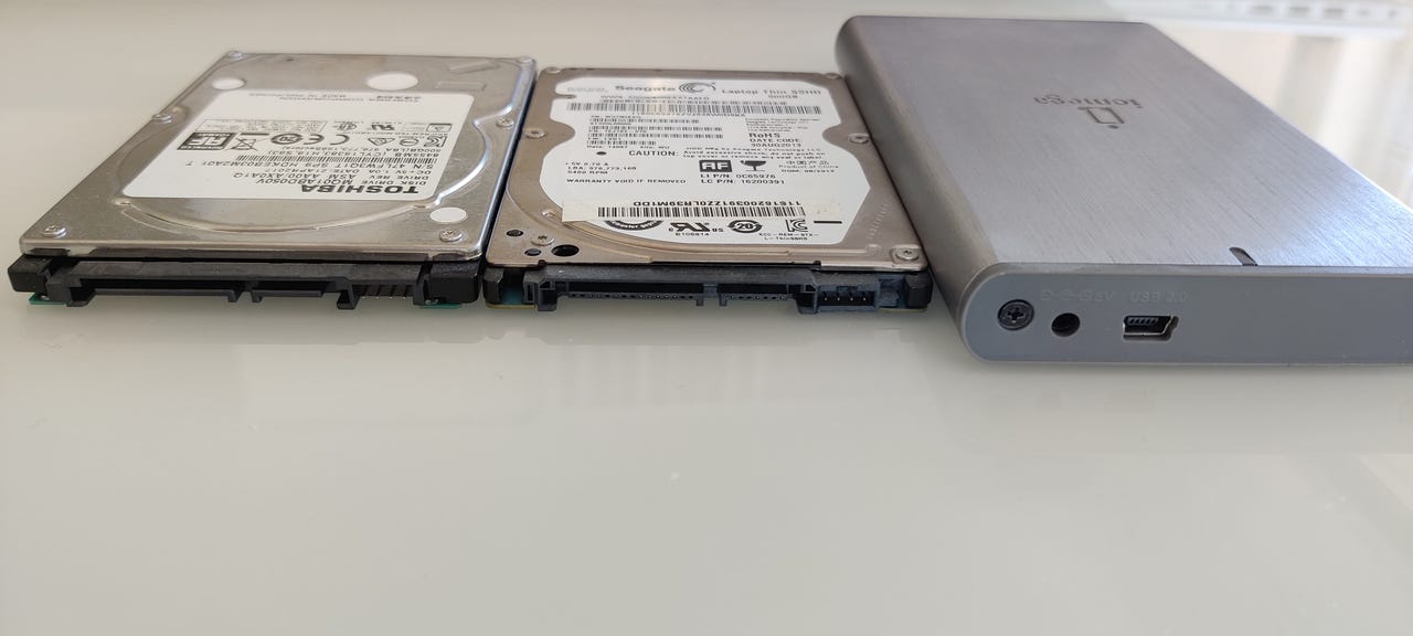 3 stk 500GB 2,5" harddisker til laptop. En ekstern i usb | FINN-torget