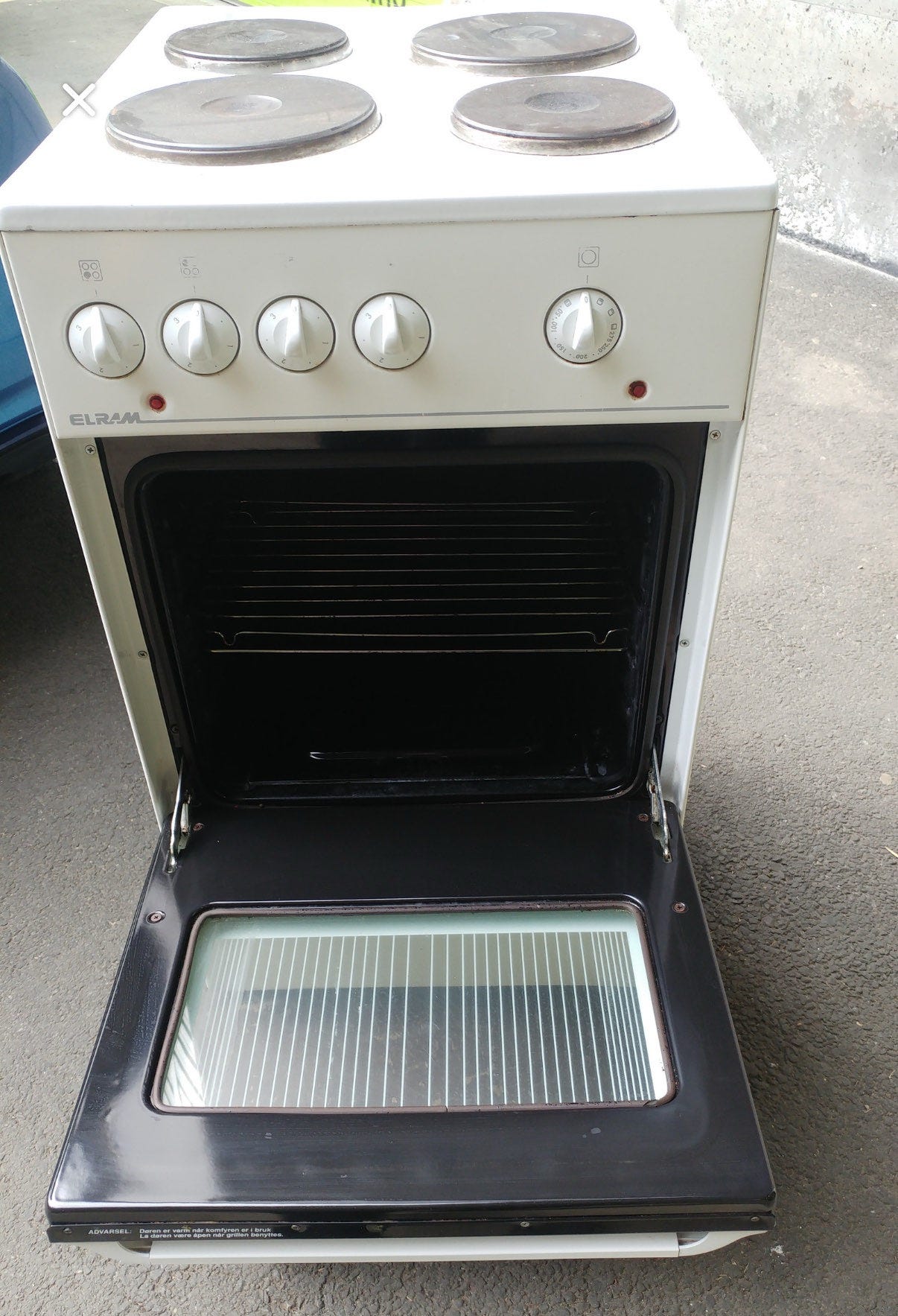 Elram komfyr smal (50 cm bred) selges | FINN-torget