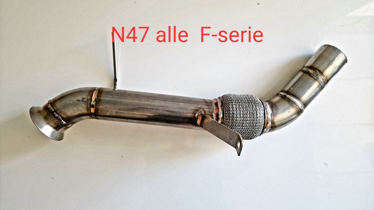 Downpipe F10 F11 F30 N47 320d 520d | FINN-torget