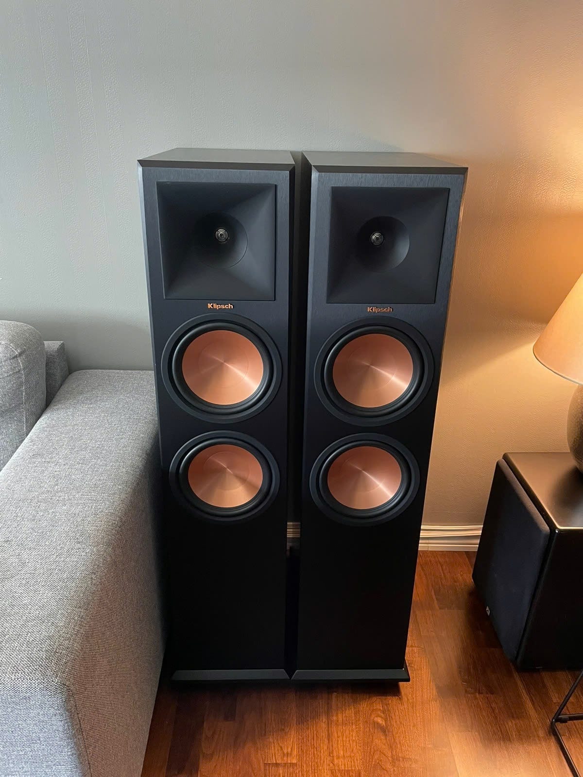 Klipsch Reference Premiere RP-280F Gulvstående Høyttalere Svart | FINN ...