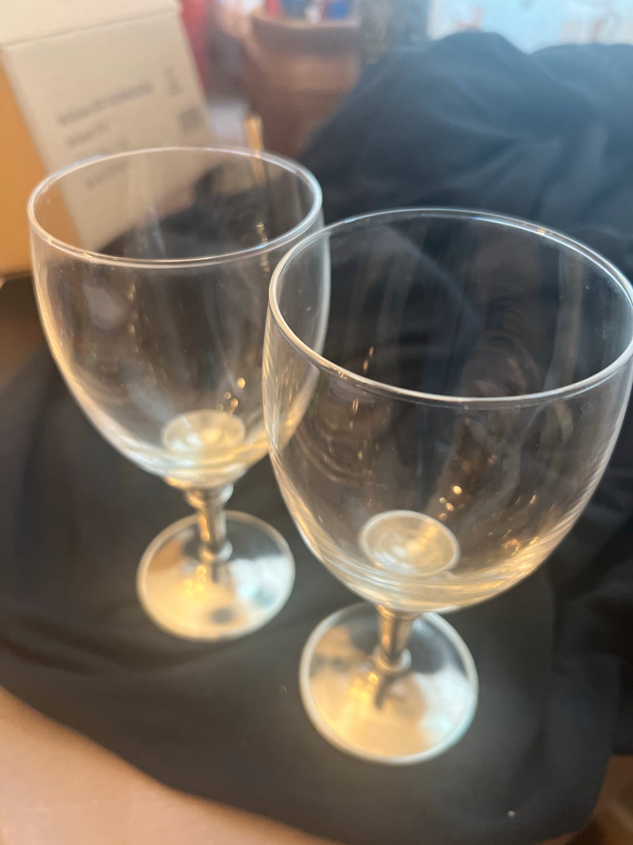 Troll tinn vinglass 2 stykker 20cm høyde | FINN-torget