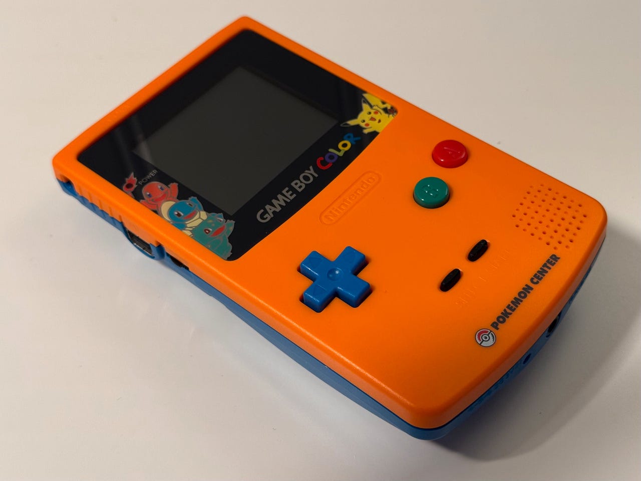 Strøken Nintendo Game Boy Color Pokemon Center 3rd Anniversary Edition ...