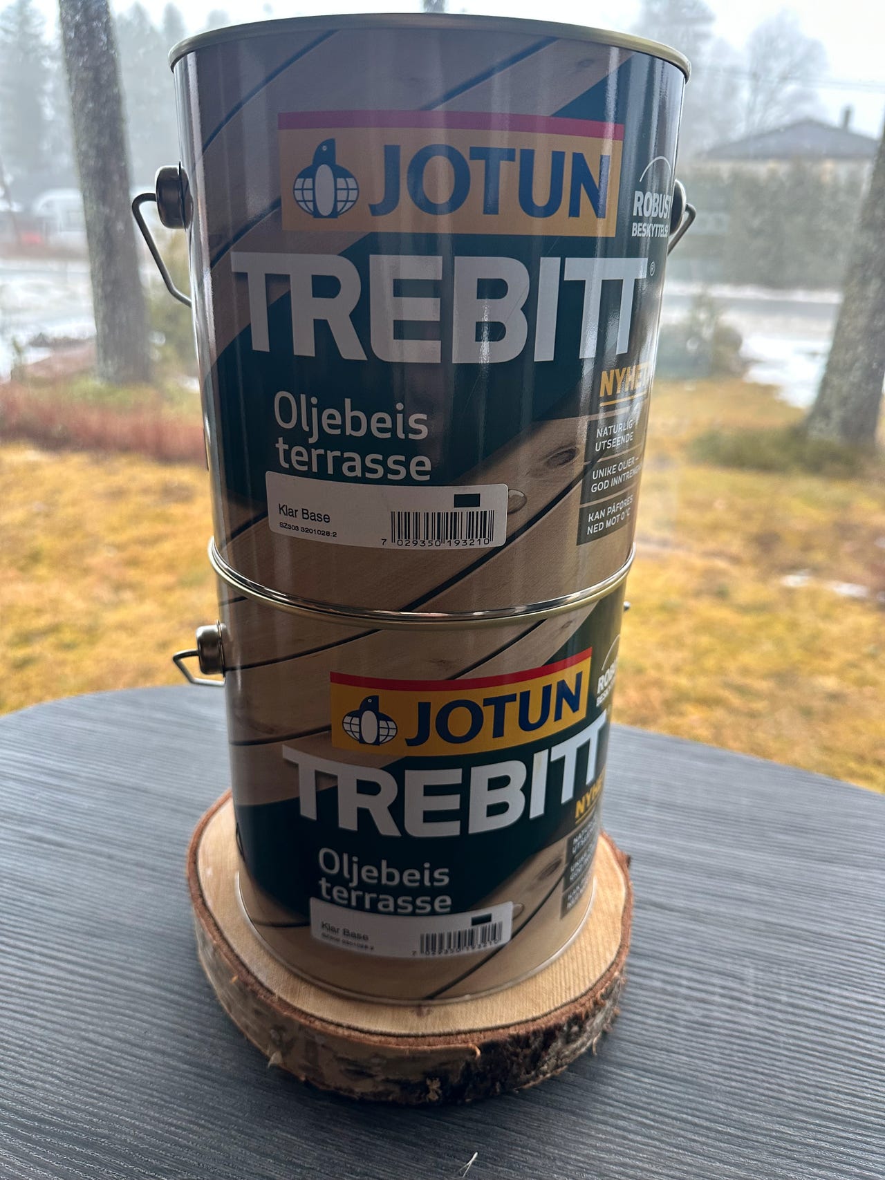 Jotun maling oljebeise terrasse grå HELT NYE | FINN-torget