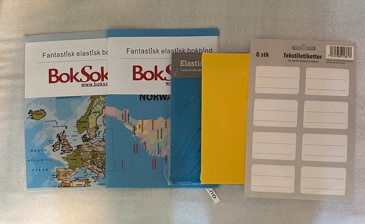 Bokbind & Tekstiletiketter – Perfekt for Skoleåret! | FINN-torget