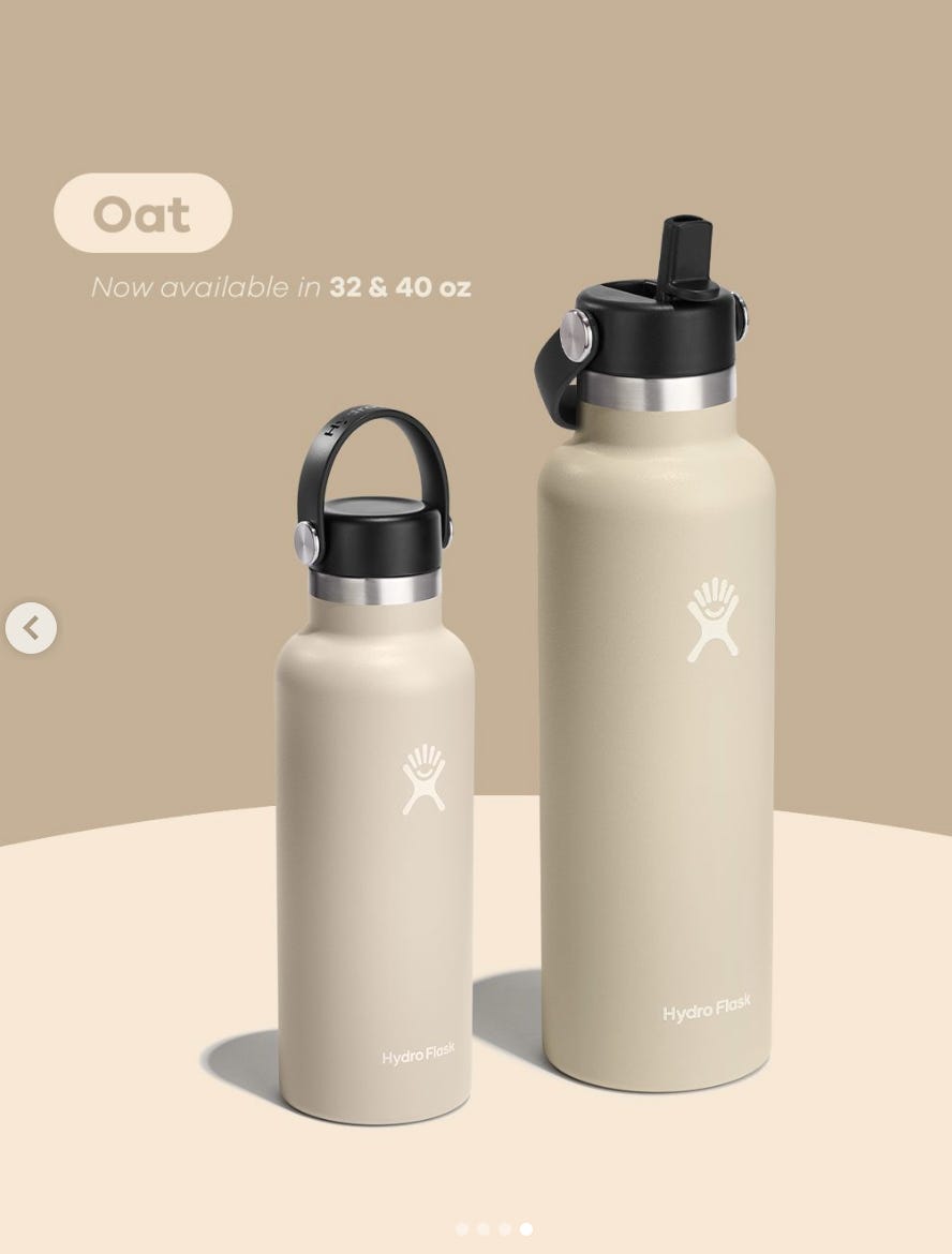 Hydro Flask Standard Mouth – Oat | FINN-torget