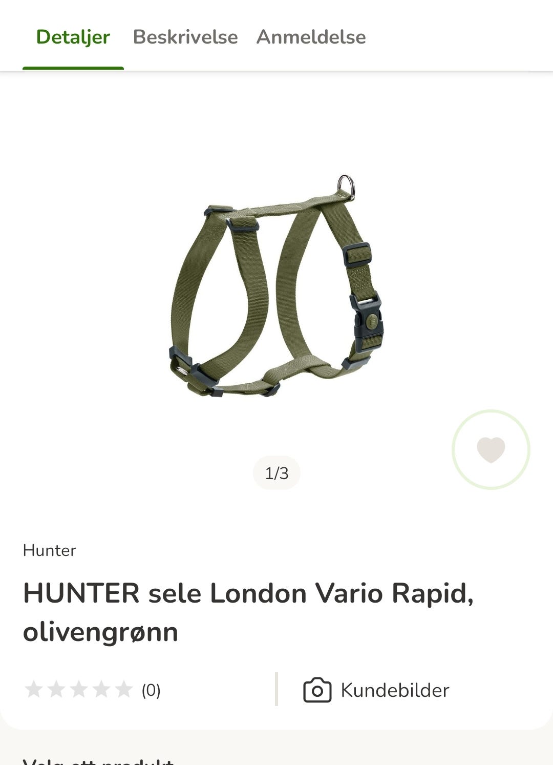 Hunter sele London Vario Rapid str S | FINN-torget