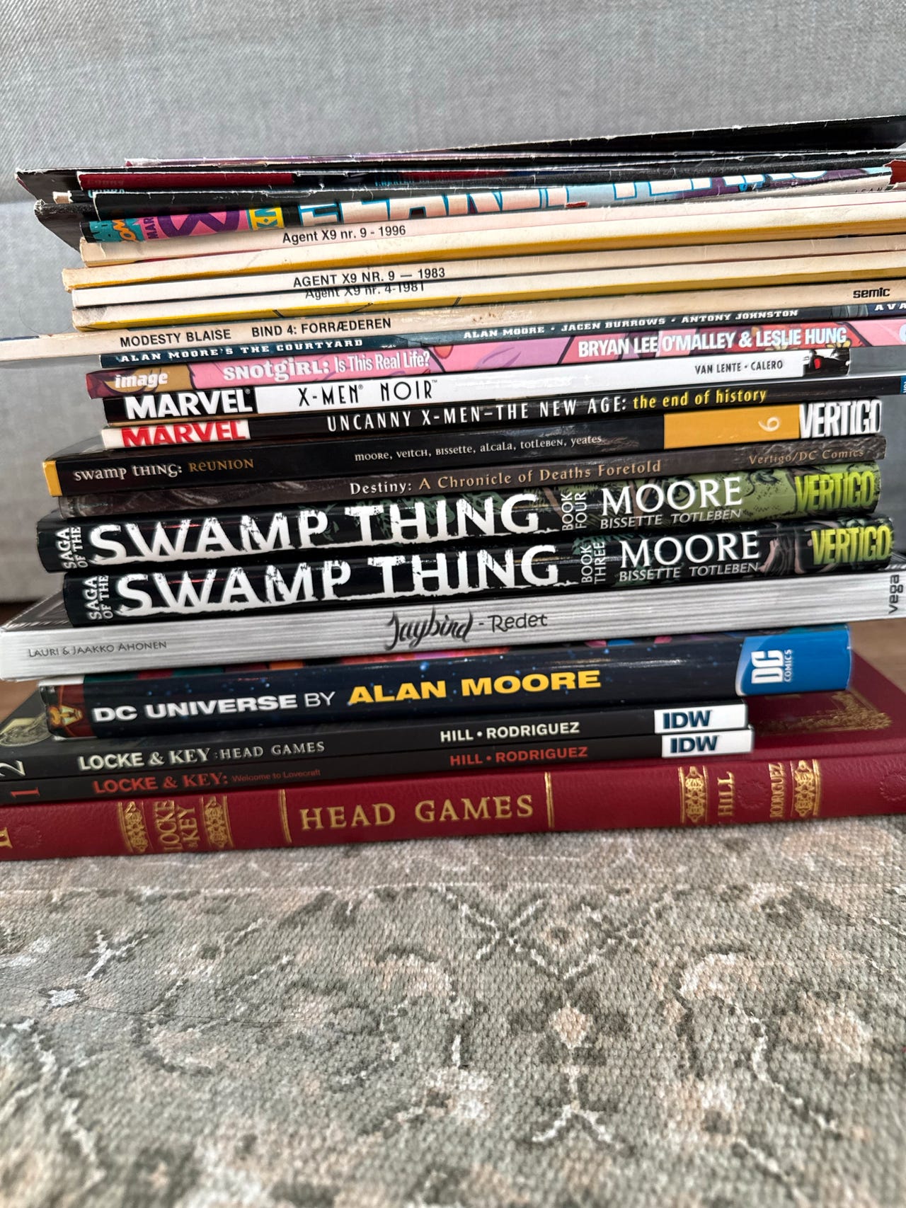 Tegneserier , comic books , graphic novel, DC, Star Trek, Alan Moore ...
