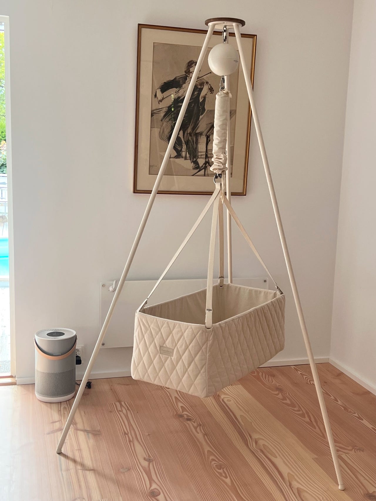 Som ny Moonboon Classic bundle-vugge med flat bunn | FINN-torget