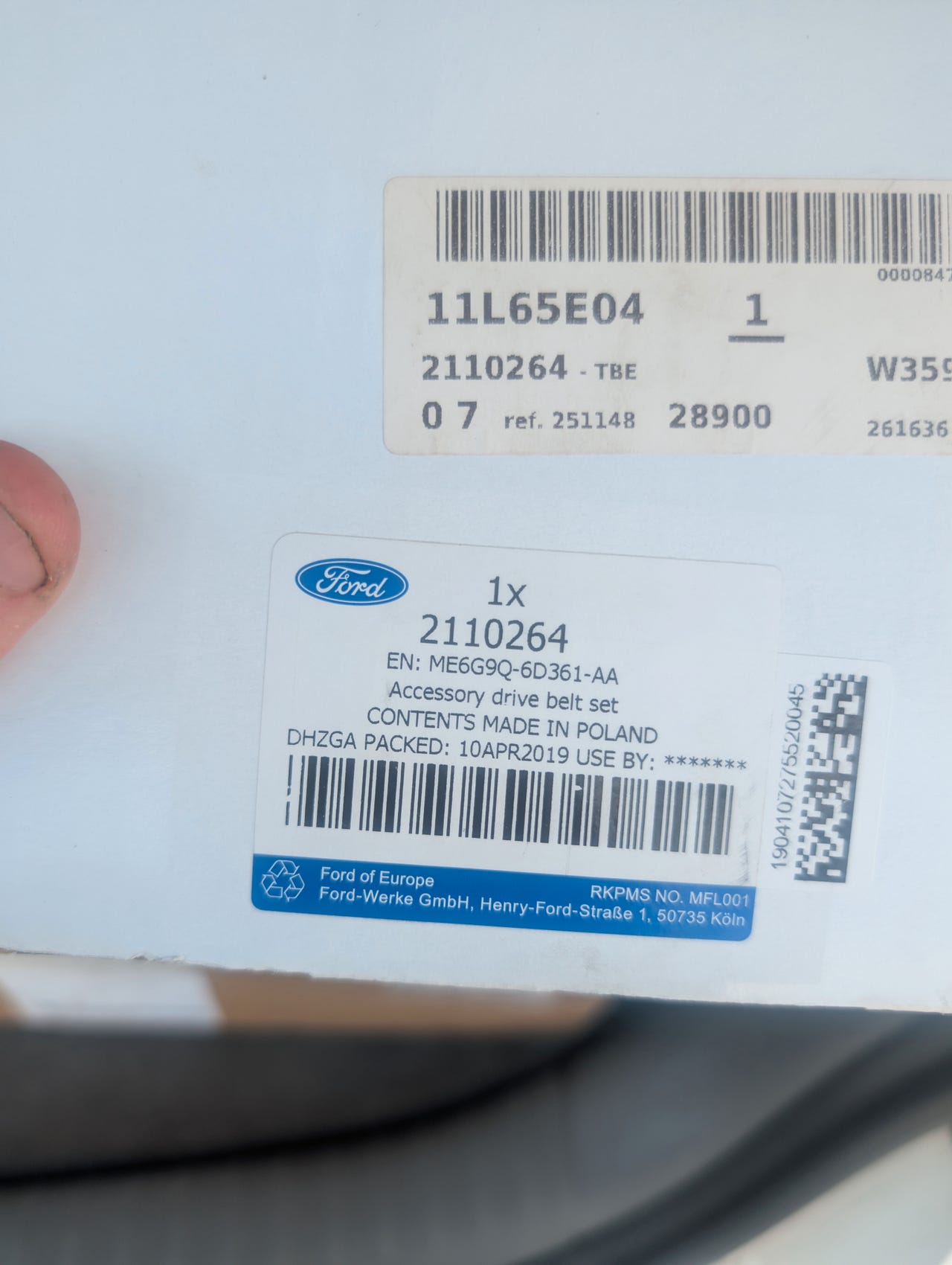 Ford S-MAX 2.0 TDCi/ Ford Galaxy 2.0 TDCi multireim sett oem | FINN-torget