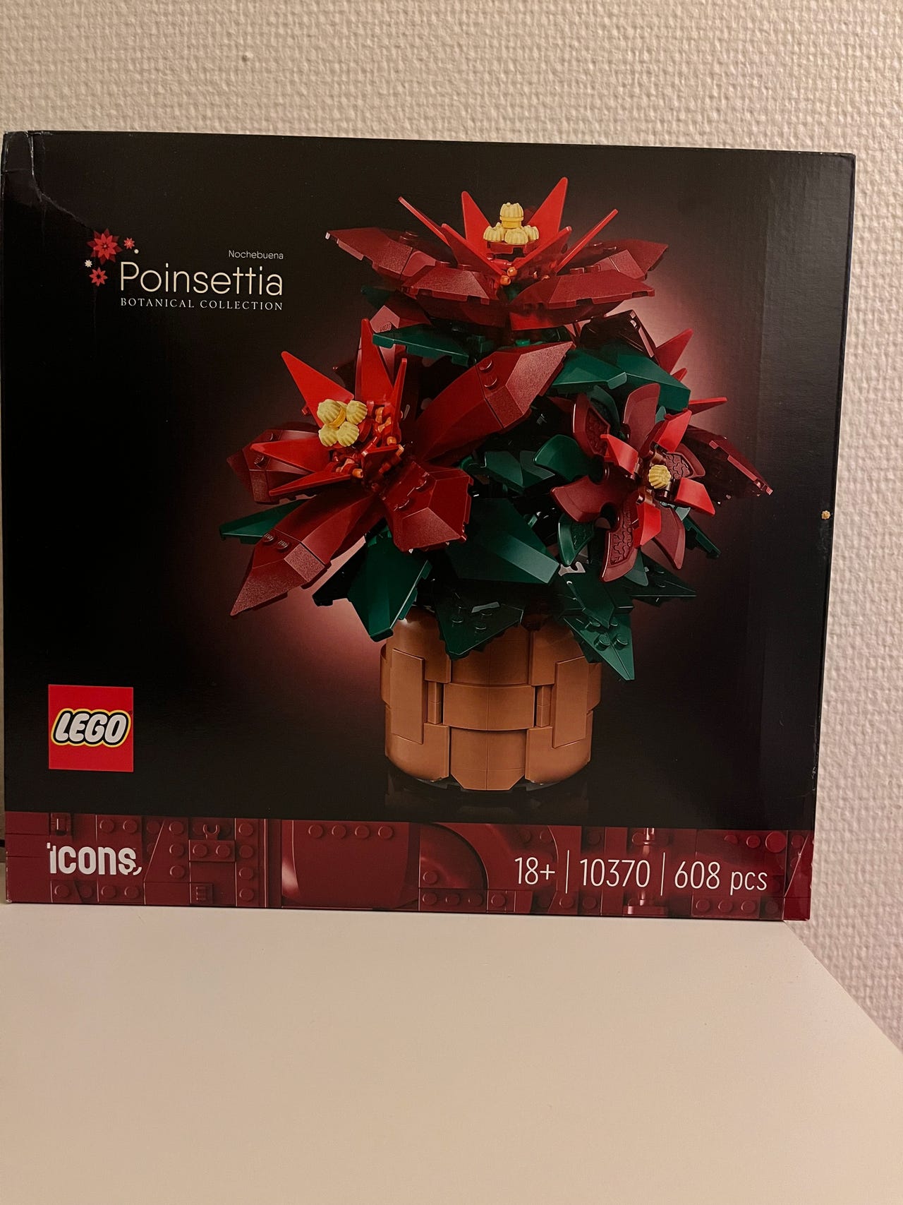 Lego botanical collection - julestjerne. Uåpnet eske | FINN-torget