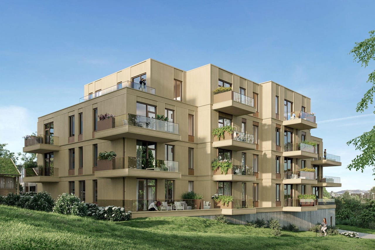 Jåtun/ Hinna - Flott leilighet med solfylt balkong I 2 soverom I Felleshus I Fellesrom I ...