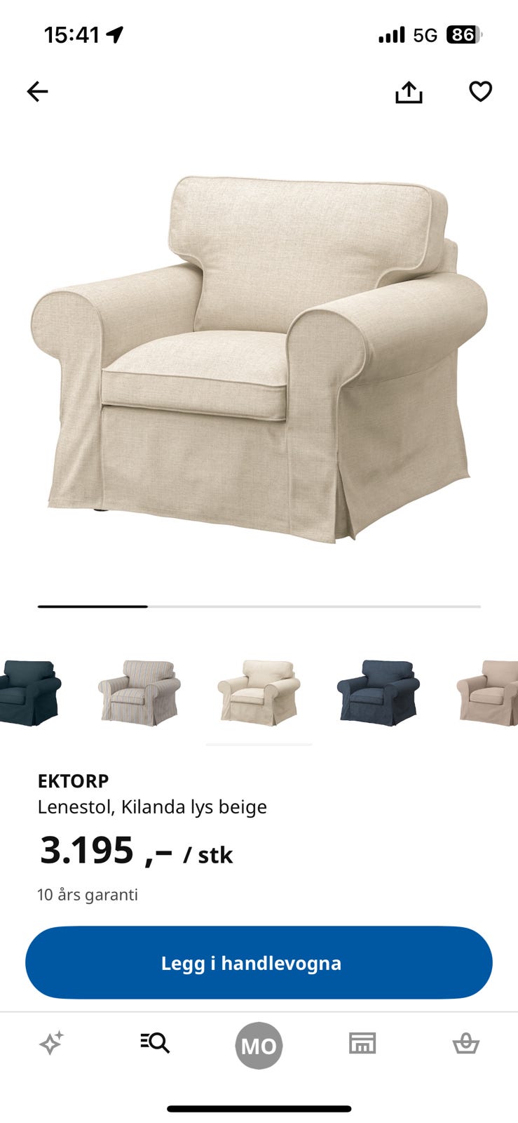 EKTORP stol til salgs😇 | FINN-torget