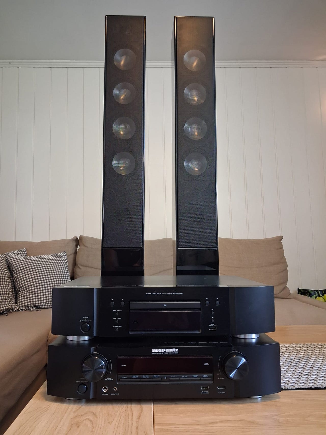 MEGASETT Marantz🎼 (Marantz NR1603 + Blue-Ray UD5007 + 2x Canton CD 390 ...