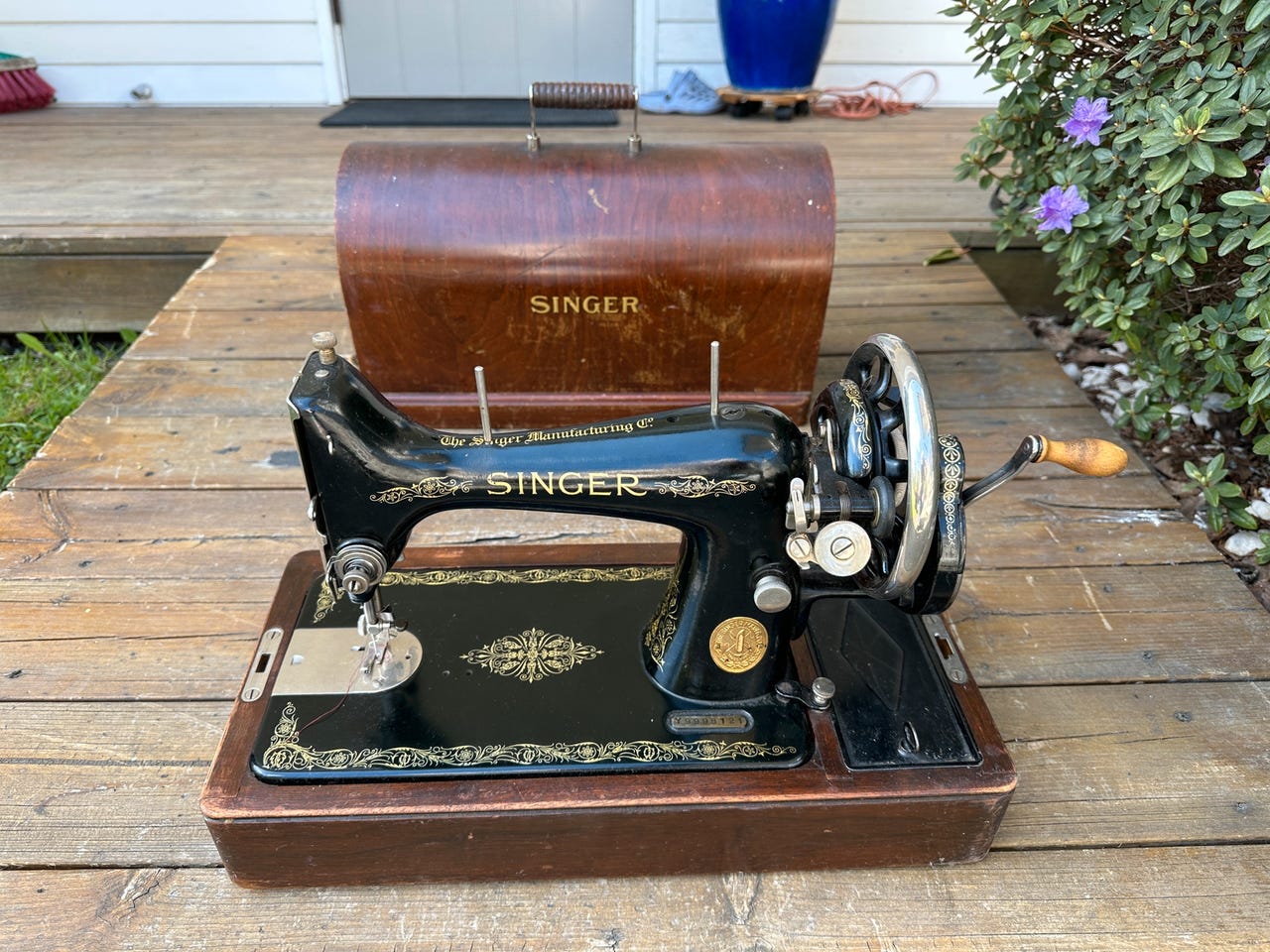 Gammel Singer symaskin | FINN-torget