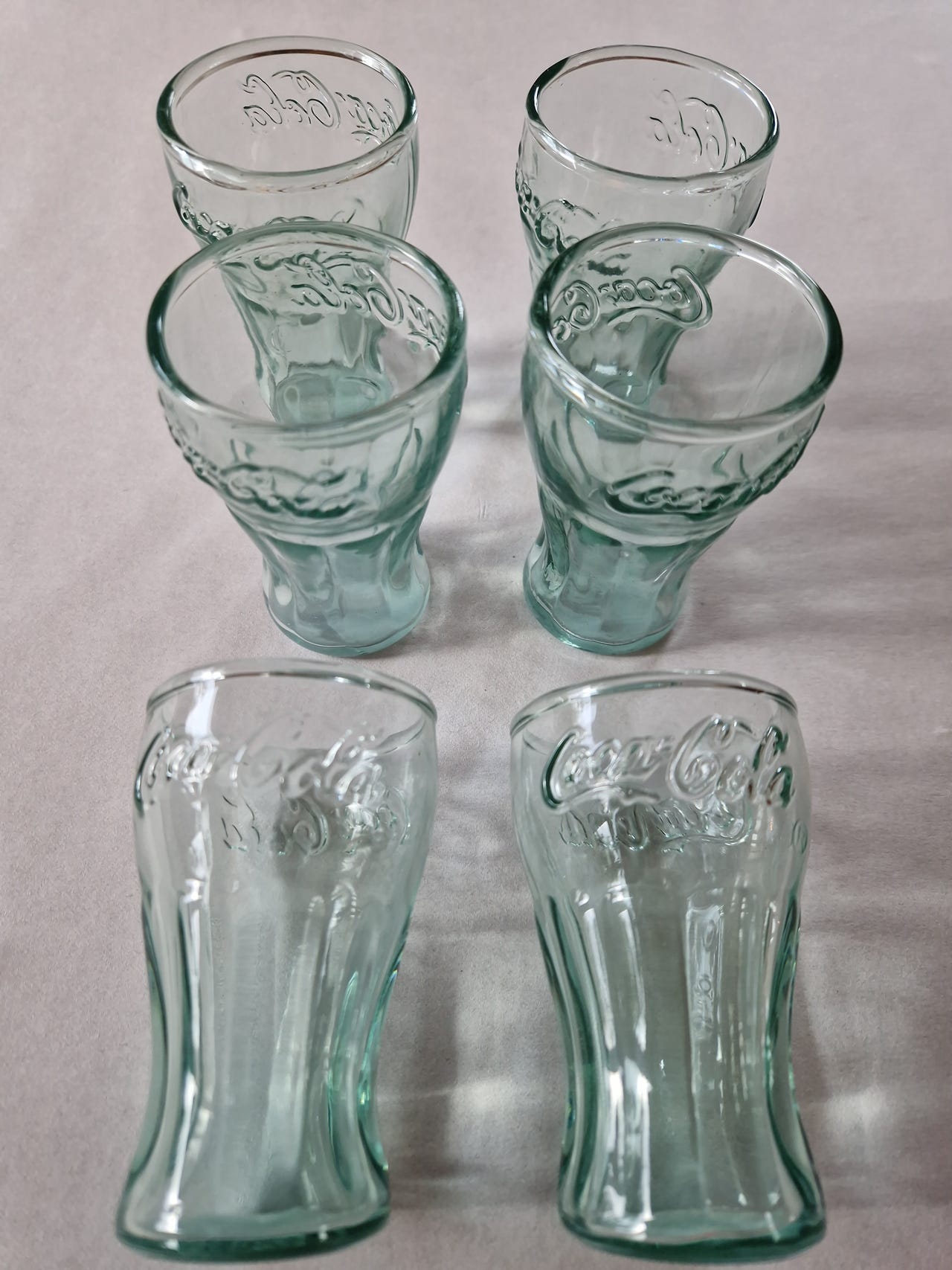 6 stk Mini Coca-Cola glass, 75 ml | FINN-torget