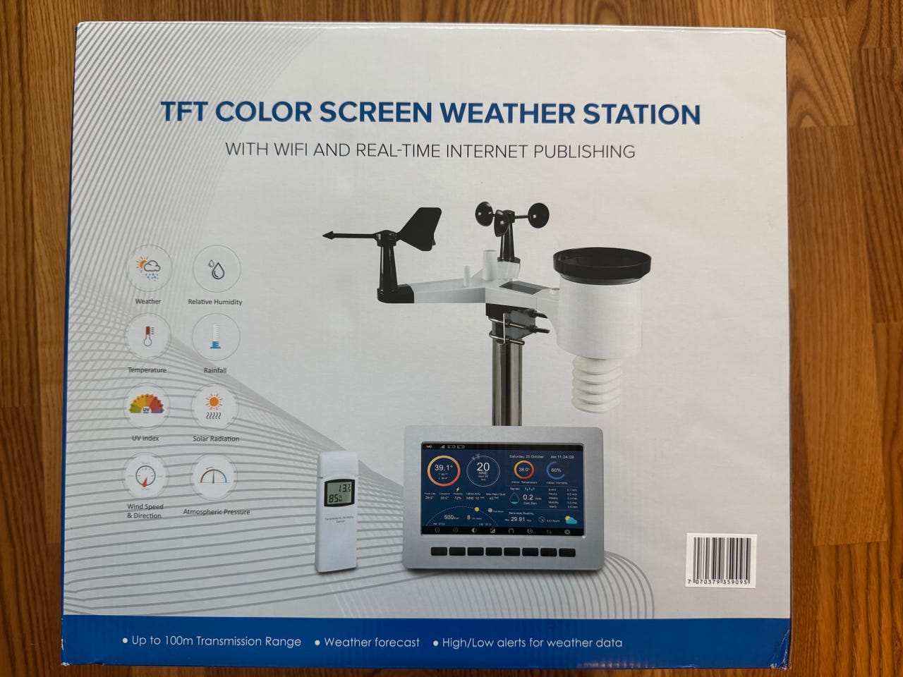 TFT COLOR SCREEN WEATHER STATION | FINN-torget