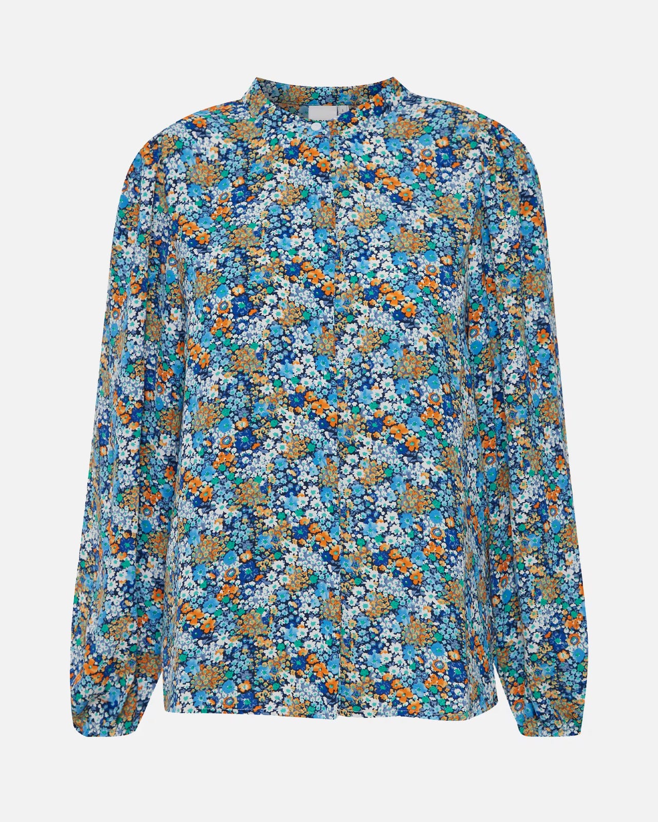 Blomstrete bluse fra ICHI, str. M | FINN-torget