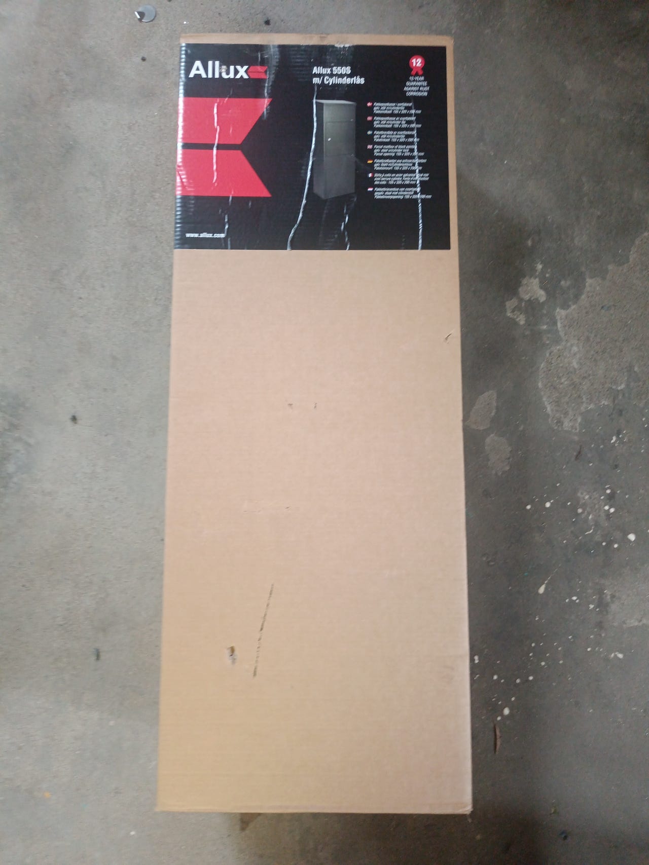 Uåpnet Postboks fra Allux - Allux 550S m/sylinderlås | FINN-torget