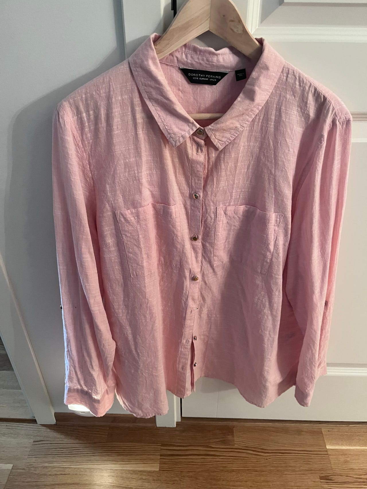 Rosa skjorte Dorothy Perkins str 48 | FINN-torget