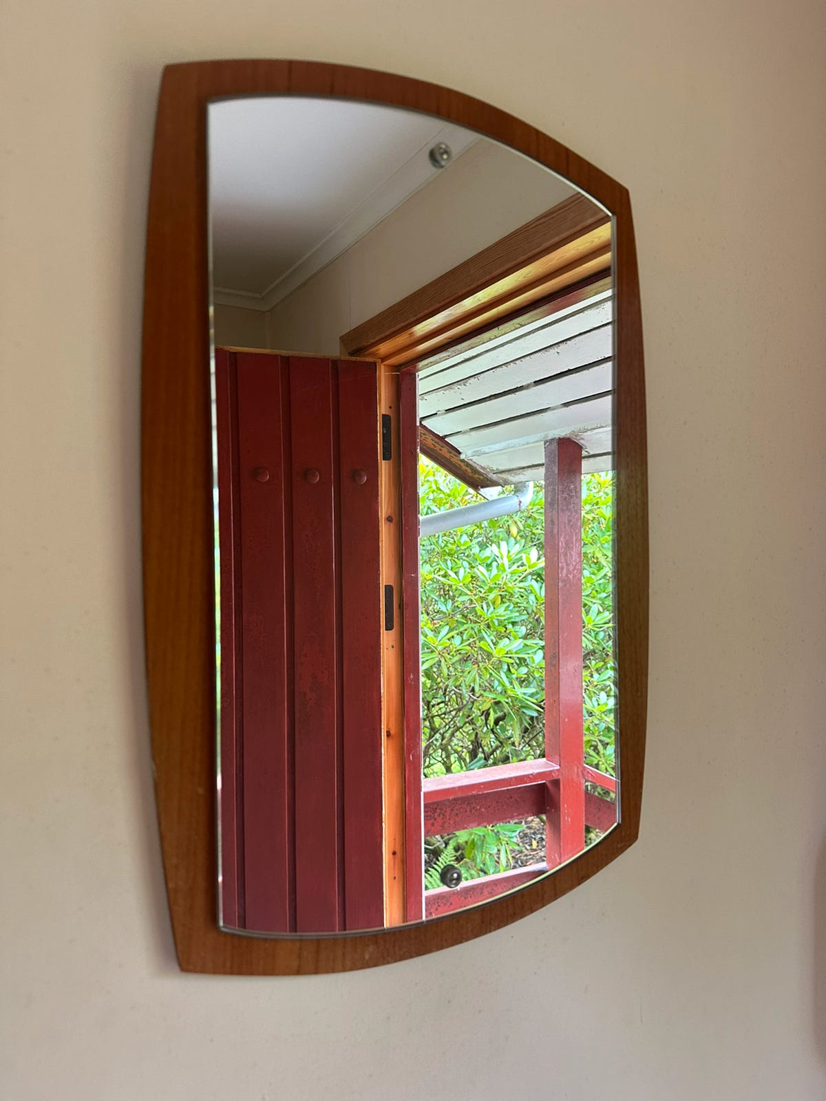 Retro Teak speil | FINN-torget