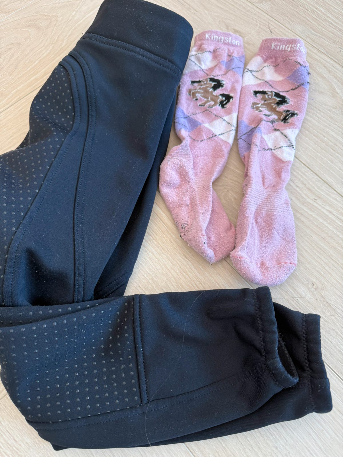 Ridebukse med fleecefòr str 120 med sokker | FINN-torget