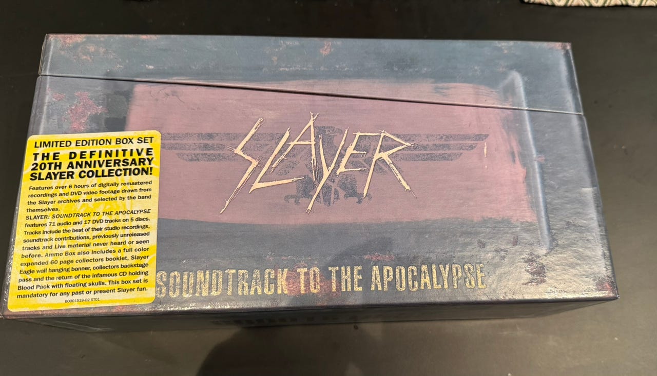 Slayer – Soundtrack To The Apocalypse CD/DVD Box set limited edt | FINN ...