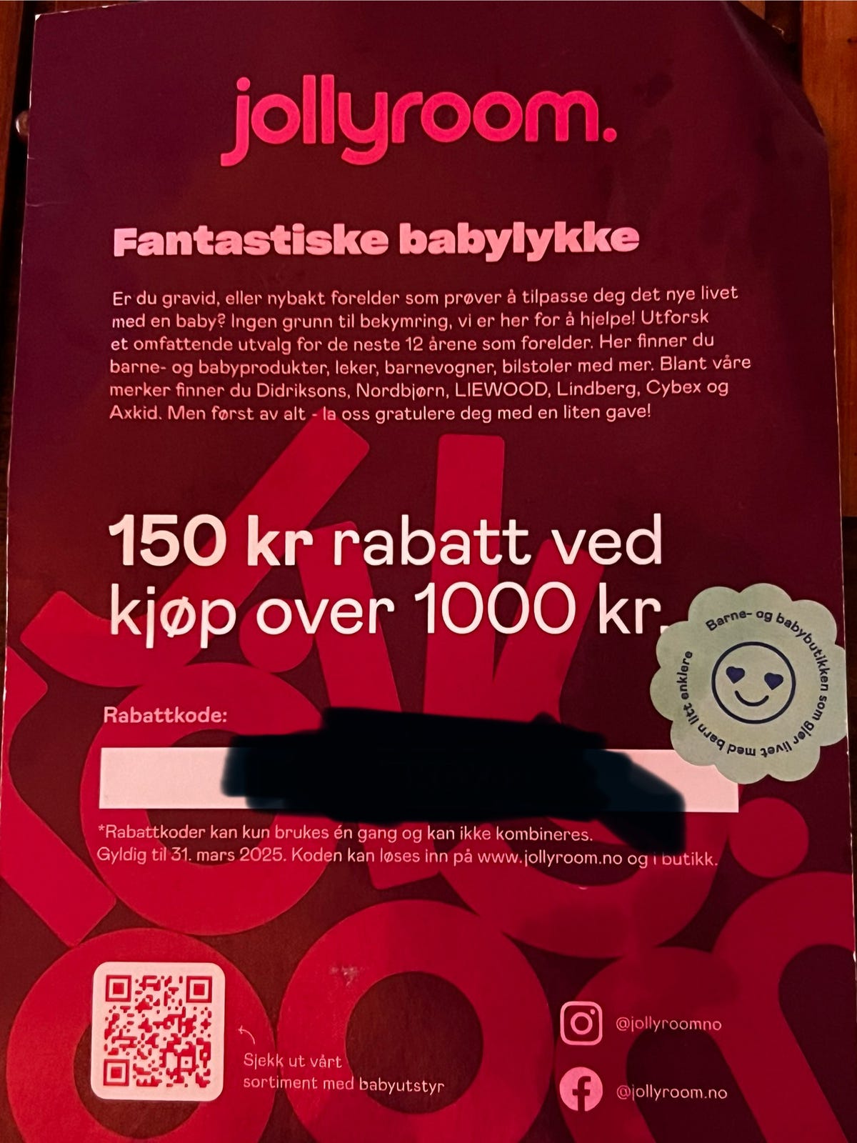 Jollyroom rabattkode | FINN-torget