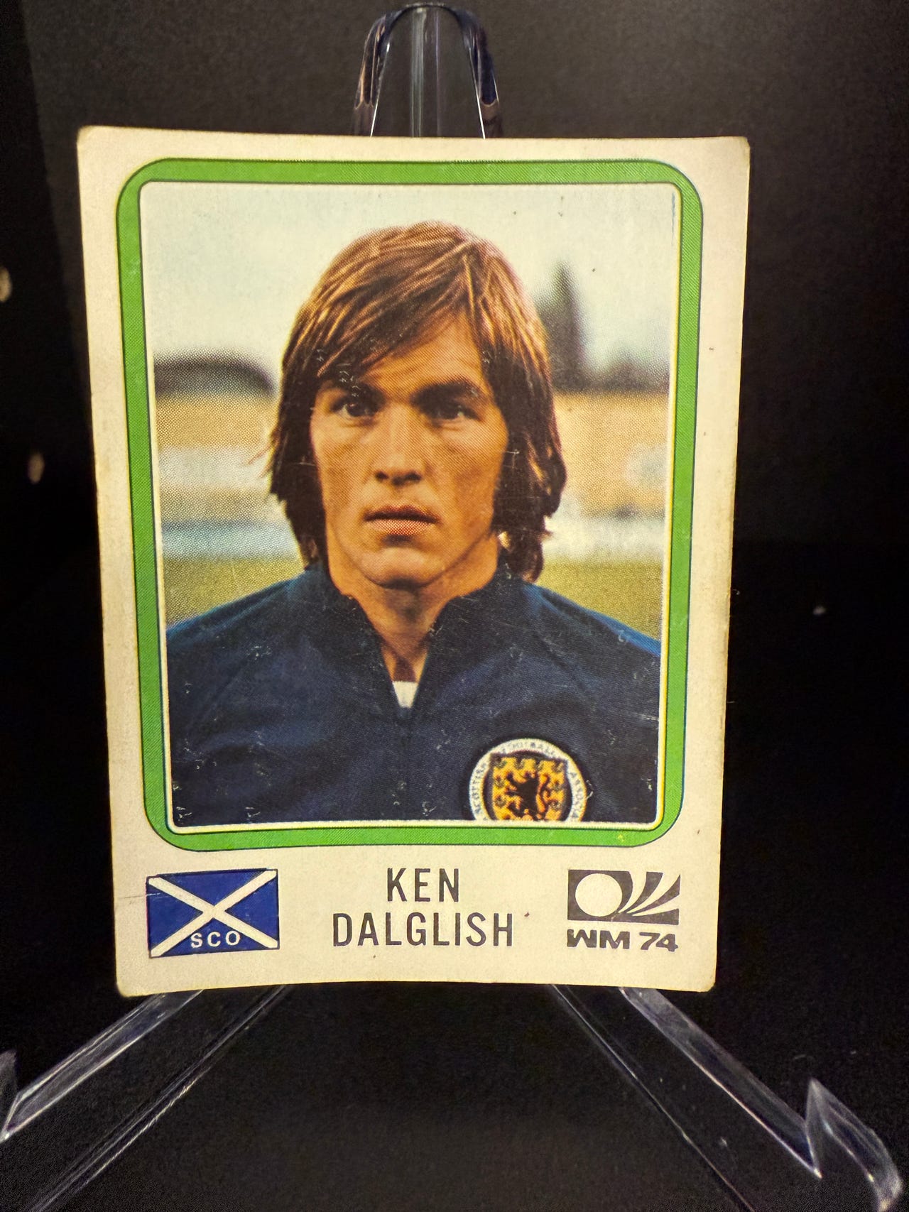 FIGURINE PANINI WORLD CUP 74 STICKER #209 KEN DALGLISH WC ROOKIE NOT ...