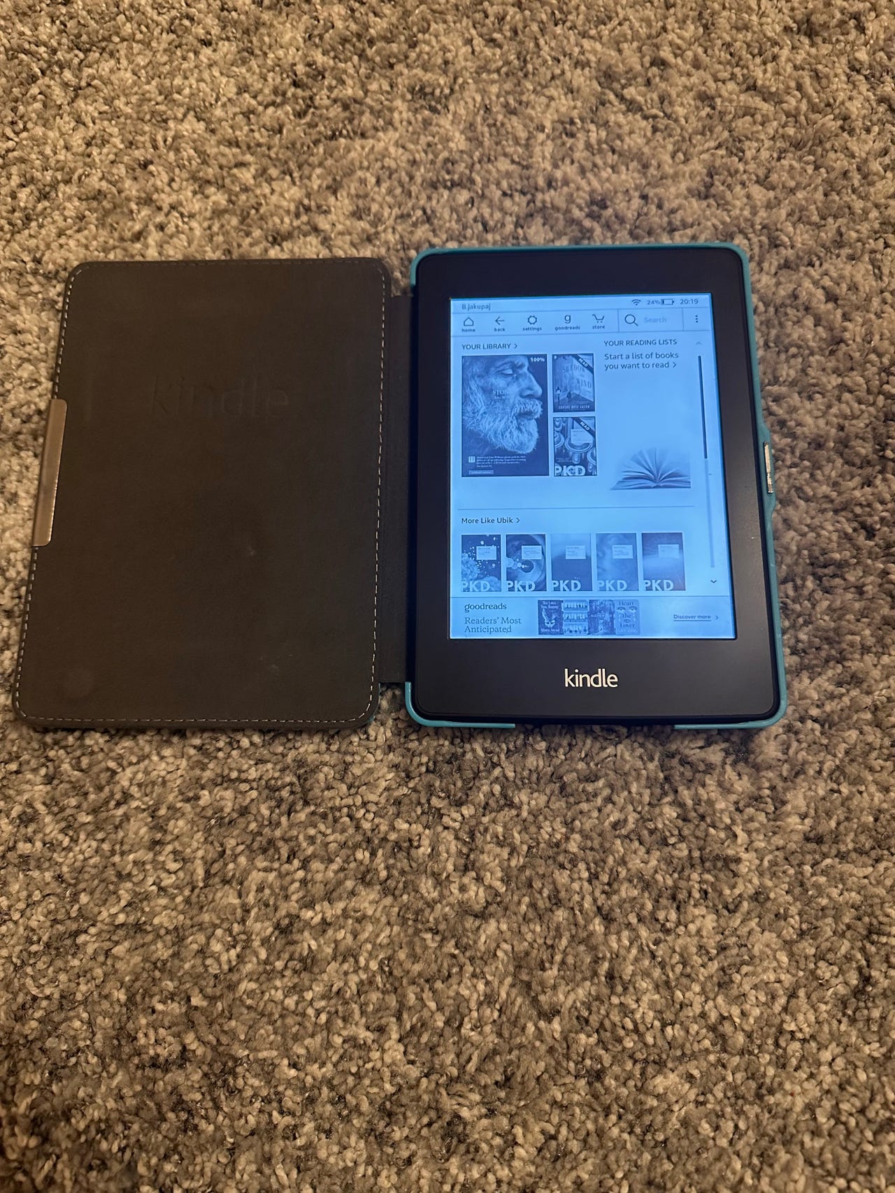 Amazon Kindle Paperwhite 7th Gen DP75SDI 6" Wi-Fi Black eBook Reader ...