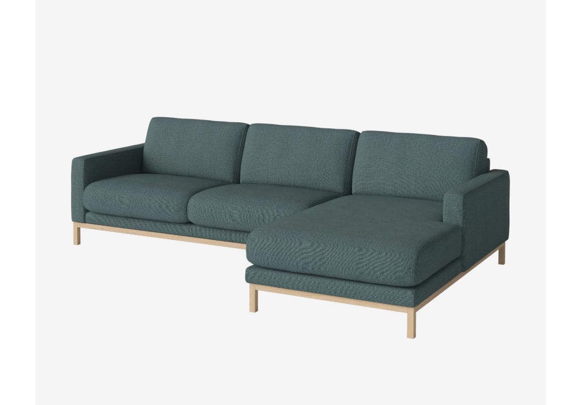 Bolia North Sofa 3-seter med sjeselong | FINN-torget
