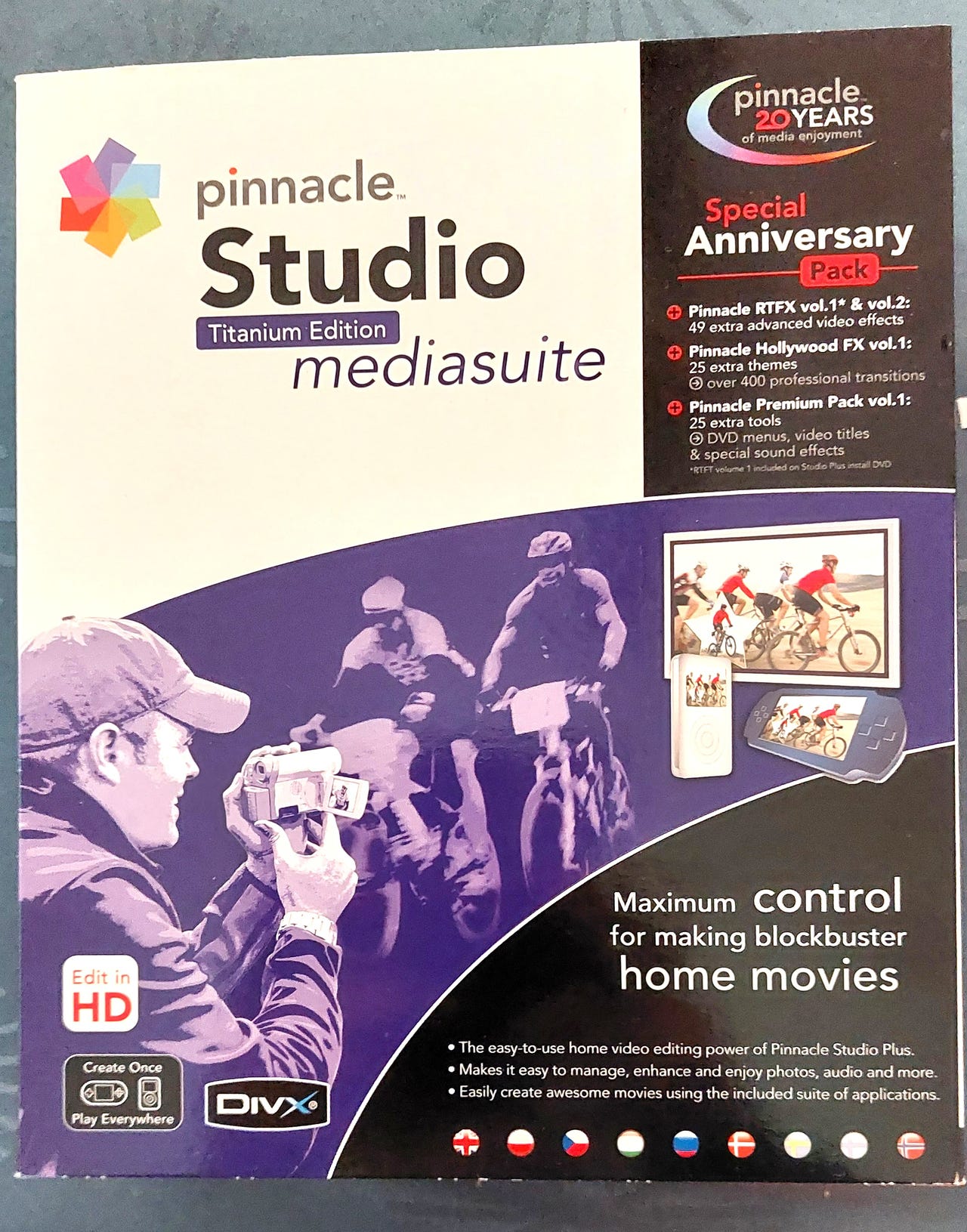 Pinnacle Studio Plus Titanium Edition Special Anniversary Pack | FINN ...
