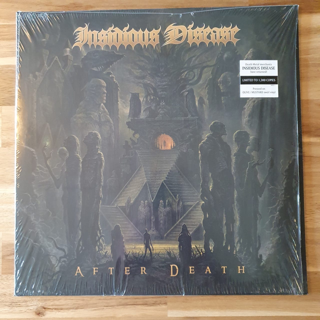 Insidious Disease - After Death - LP - Olive/Mustard Swirl vinyl ...
