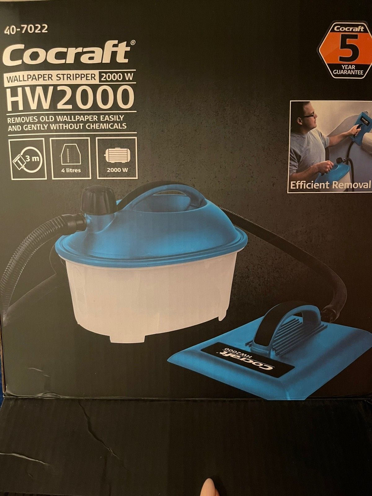 Cocraft Tapetfjerner HW2000 – Effektiv fjerning av gammel tapet! | FINN ...