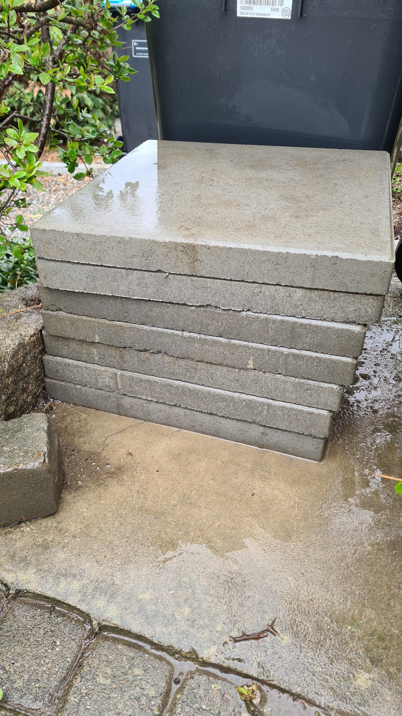 Betongheller 50x50x5cm 7stk | FINN-torget