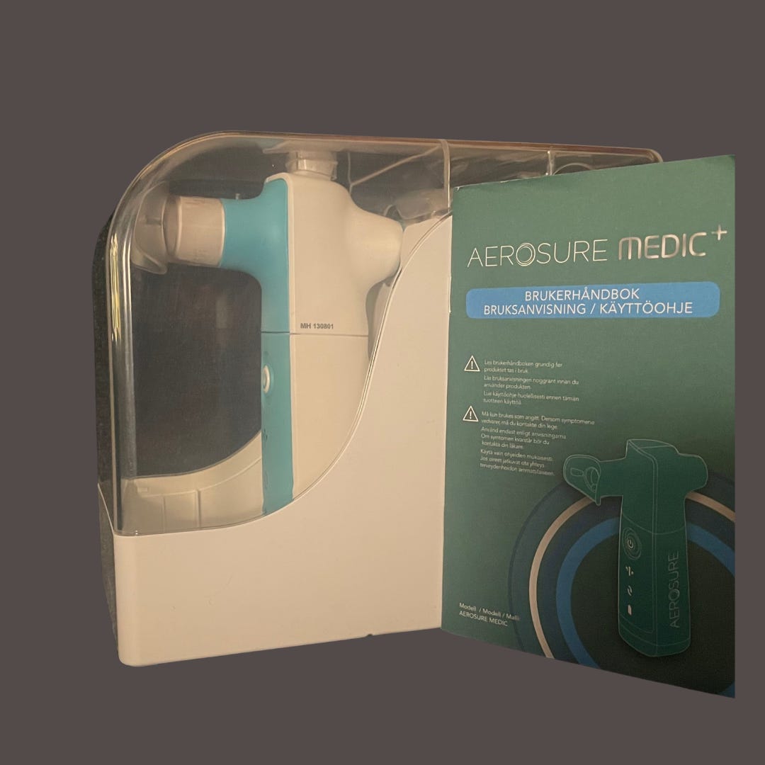 Aerosure Medic Inhalator Håndholdt Blå Hvit | FINN-torget