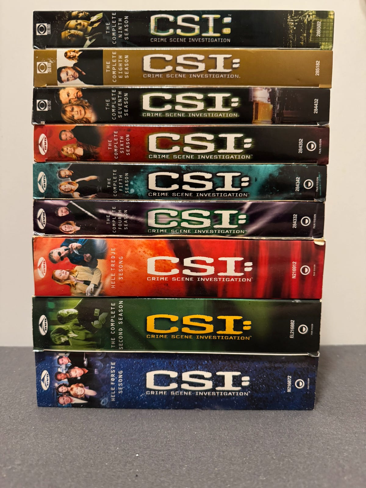 CSI sesong 1-9 DVD | FINN-torget
