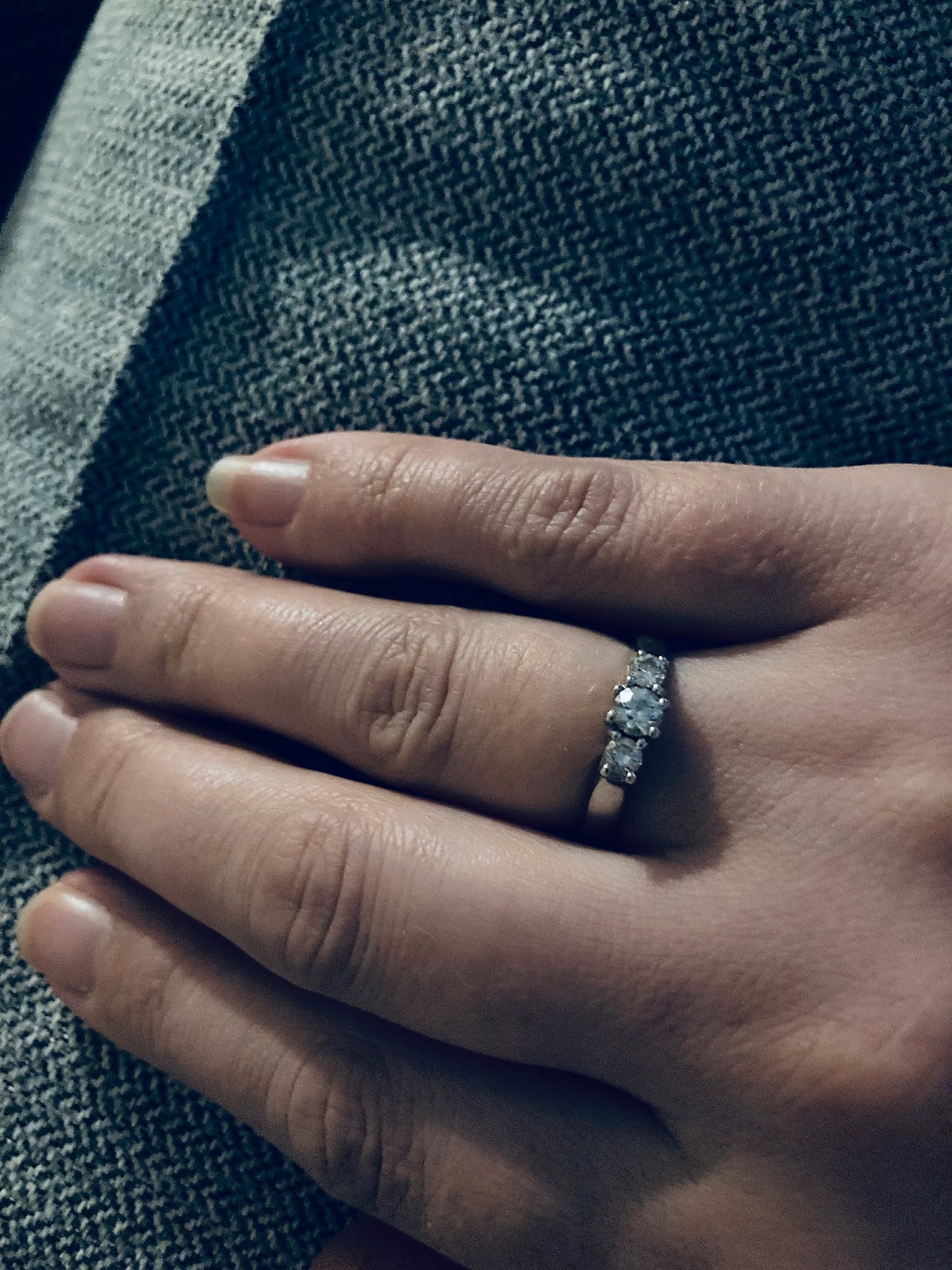 Diamantring med 3 diamanter Pan jewelry | FINN-torget