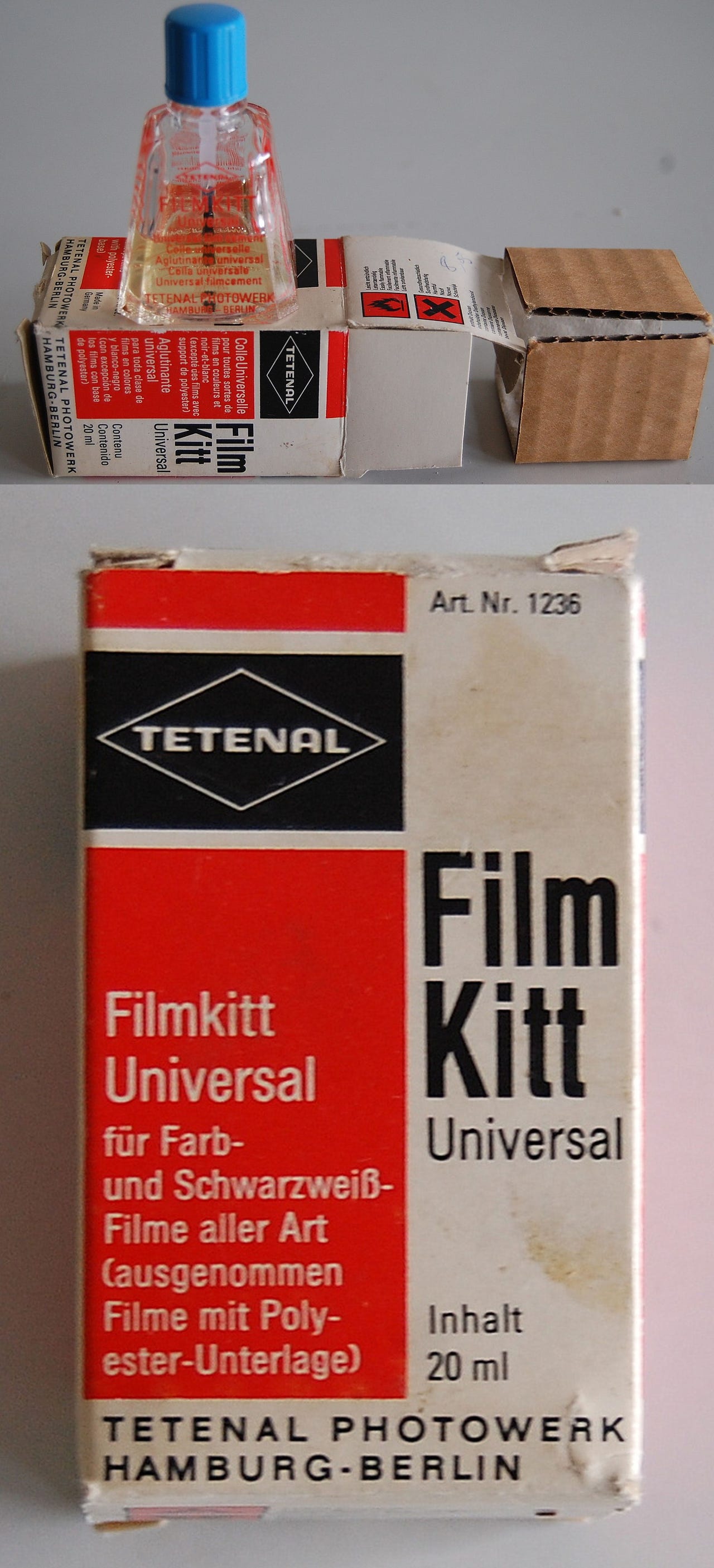 Tetenal Universal Film Kit Universal Cement, eske.50 pro cent igjen ...