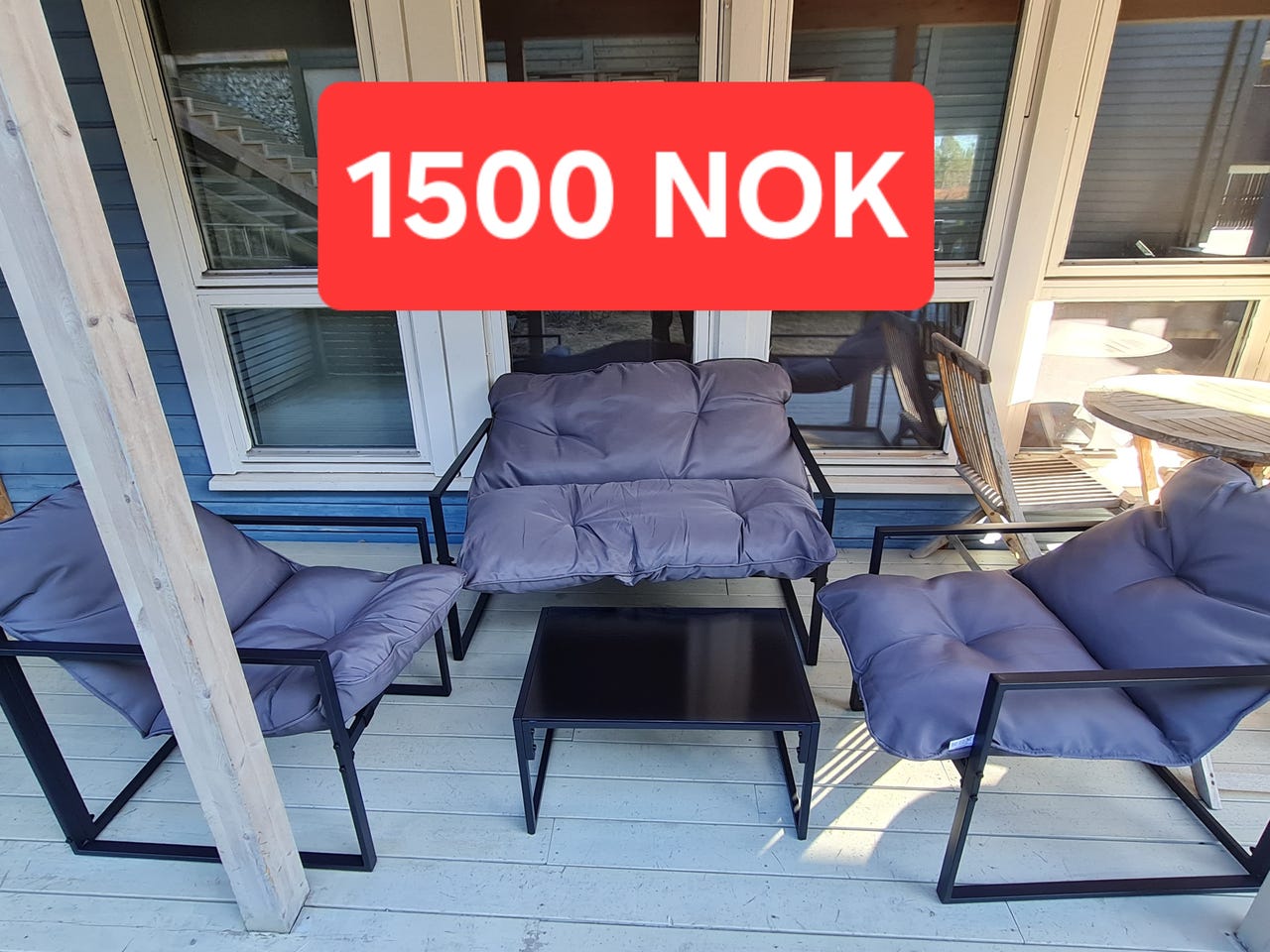 hagemøbler sofa, stoler og bord | FINN-torget