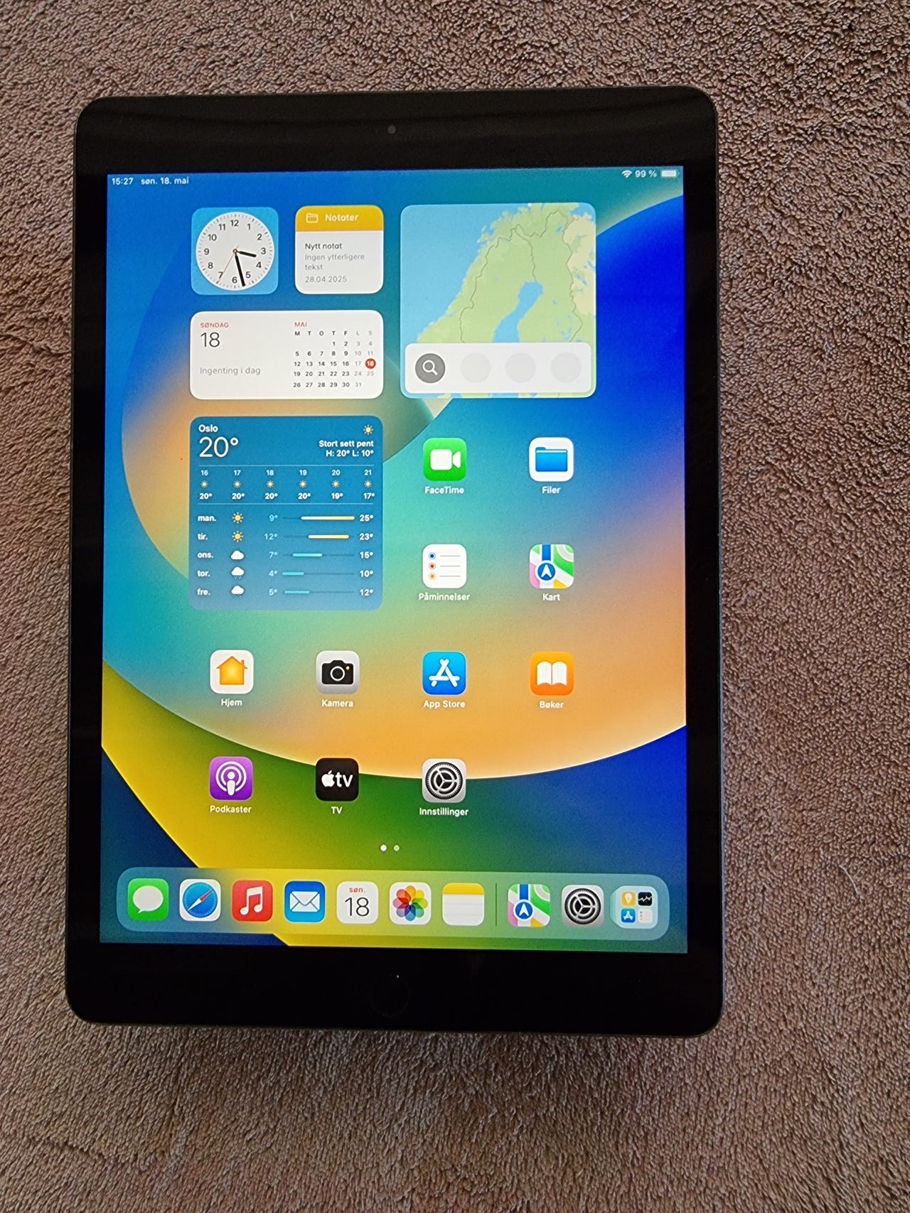 iPad 7 cellular/wifi 32 gb - pent brukt - 95% batterikapasitet | FINN ...