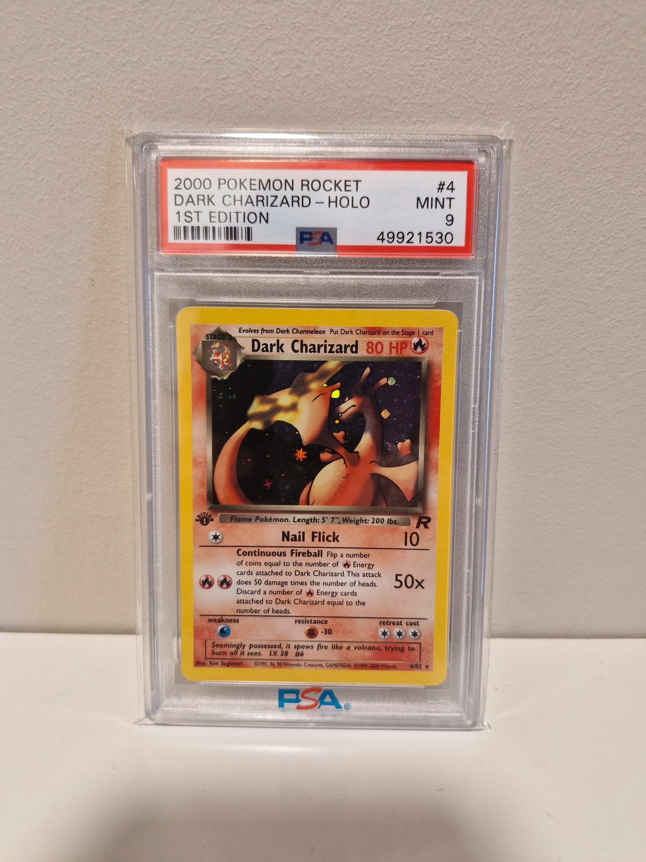 1st edition Dark Charizard PSA 9 | FINN-torget