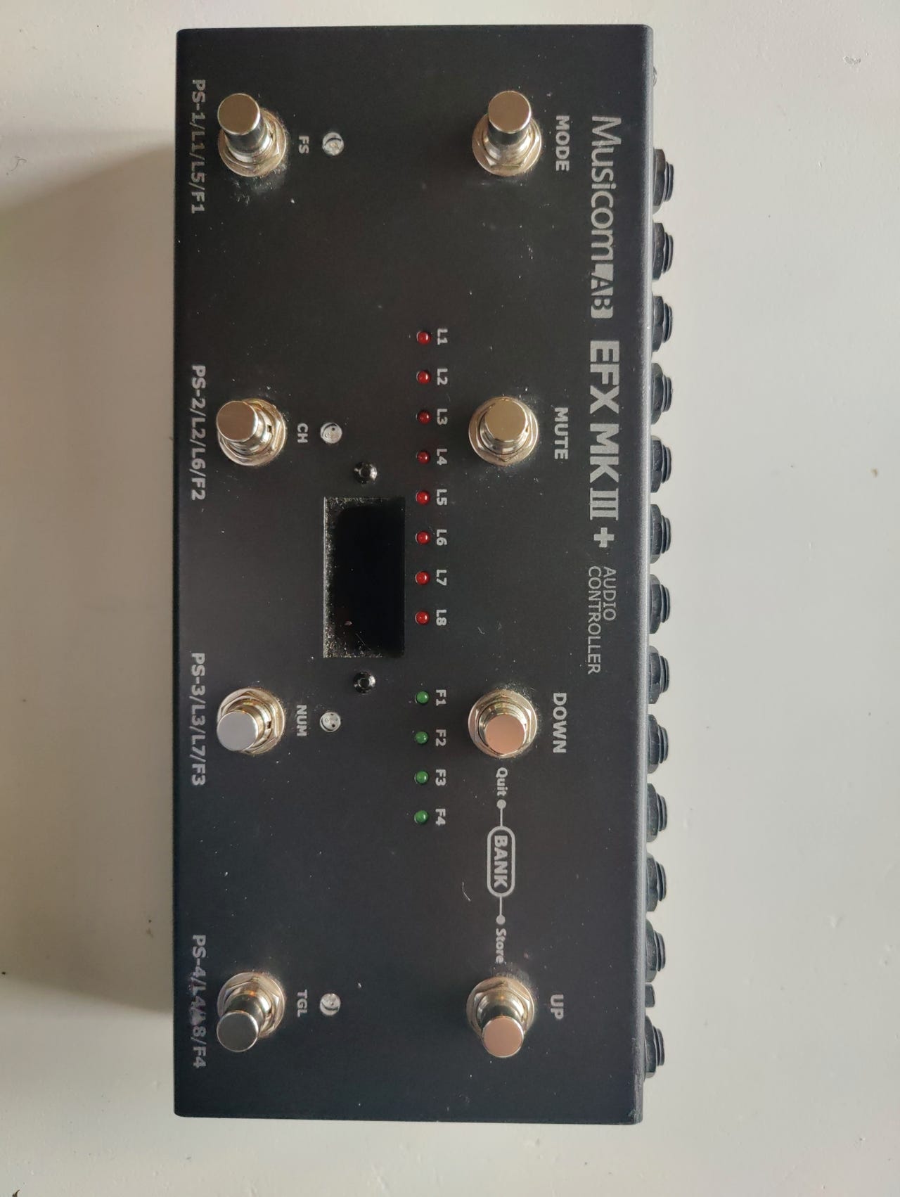 Musicom Lab Efx MKII MIDI Effects Switcher 8 Loop Pedal Controller ...