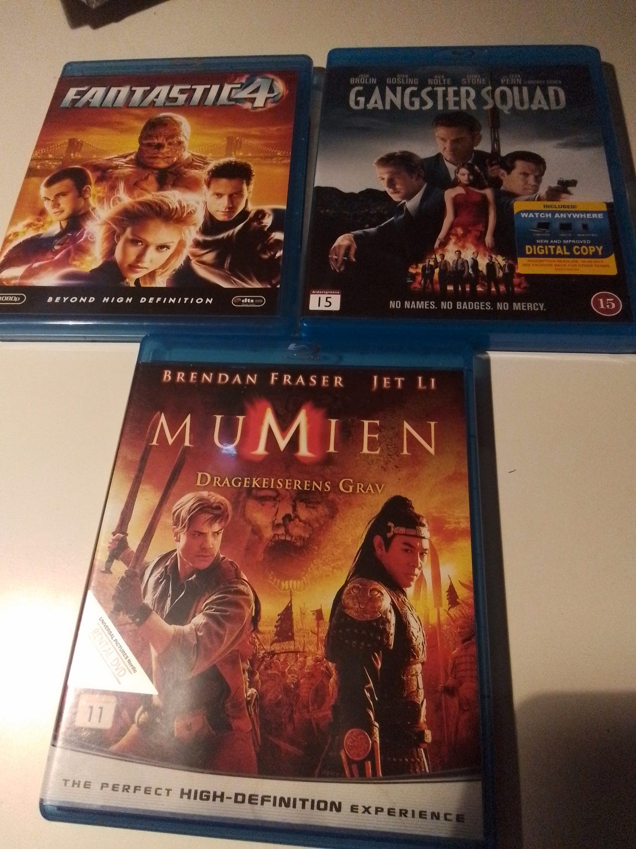 Mumien dragekeiseren - Fantastic 4 - Gangster Squad- Girl with Dragon ...