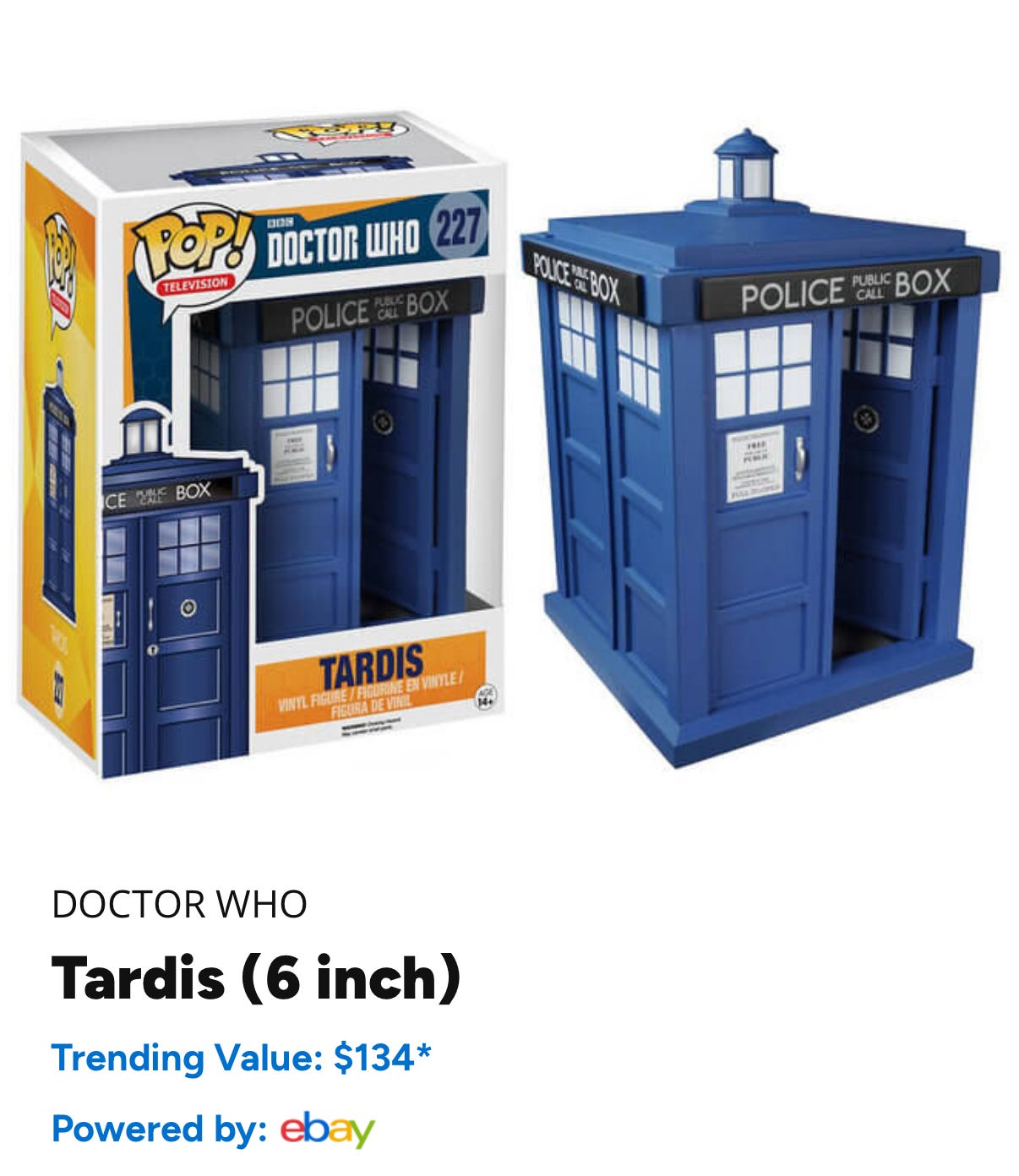 Tardis BBC doctor who 227 | FINN-torget