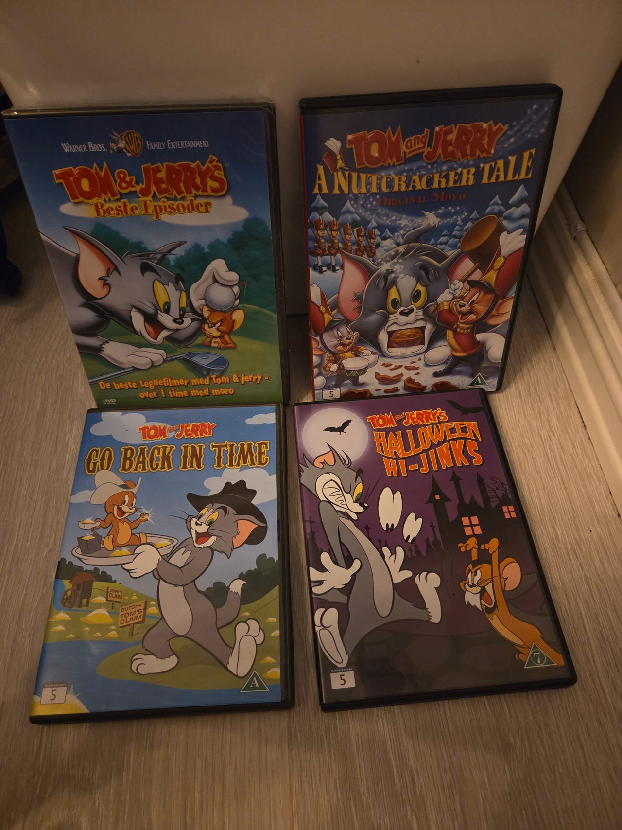 Tom & Jerry DVD Samling Fire Filmer | FINN-torget